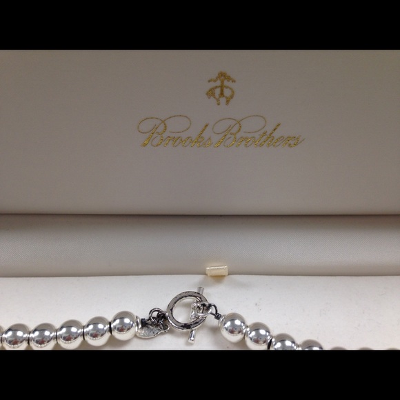 Brooks Brothers | Jewelry | New 346 Brooks Brothers 925 Silver Pearl ...